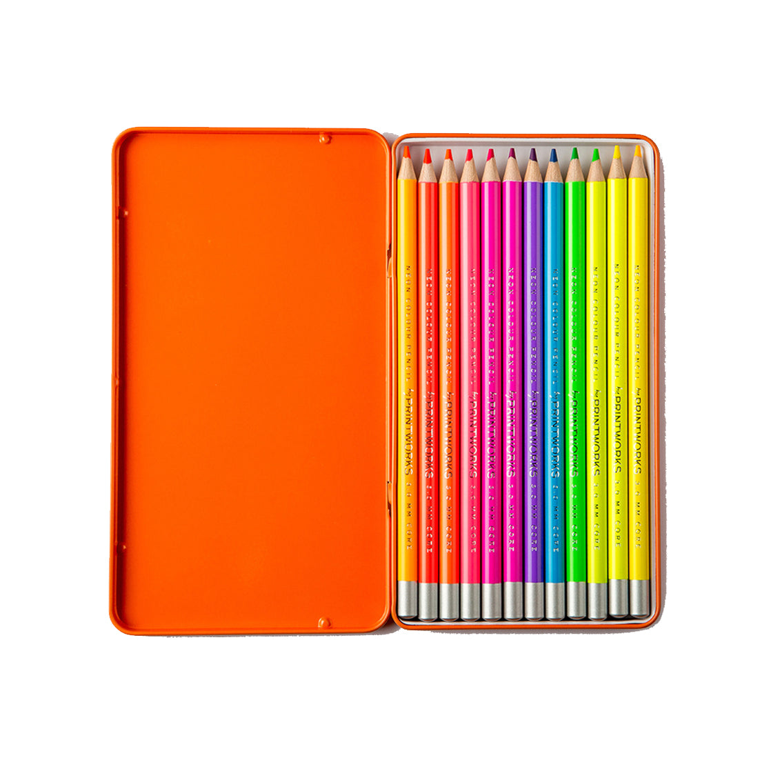 NEON COLORED PENCILS – PAPER AND NEST