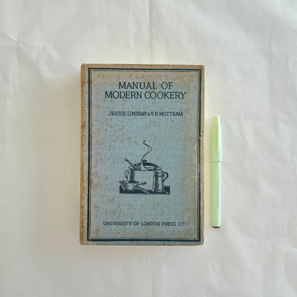 MANUAL OF MODERN COOKERY – PAPER AND NEST