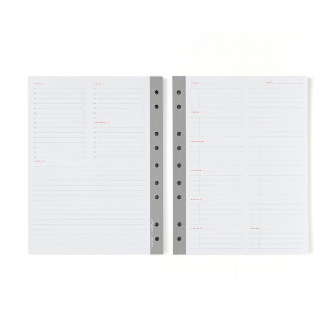 MINI SMARTDATE WEEKLY SHEETS – PAPER AND NEST